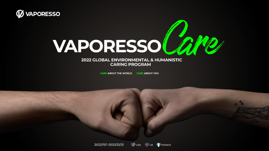VAPORESSO Launched Corporate Social Responsibility Campaign This Winter ...
