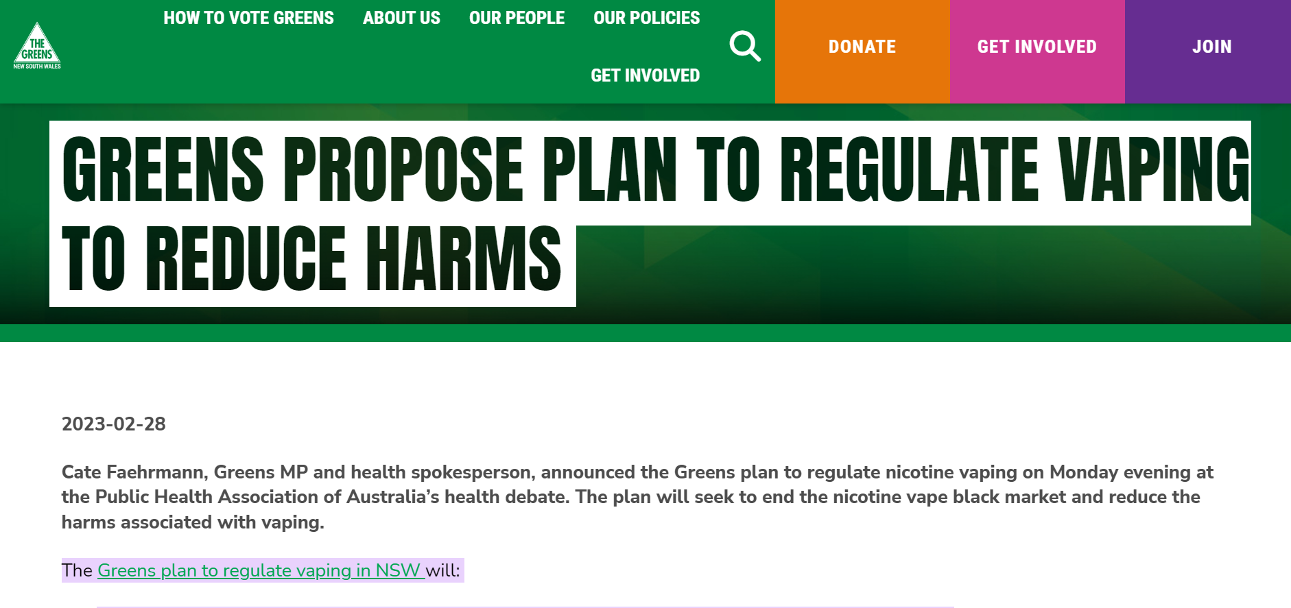 Australian Political Party Announces Plan to Legalise Vapes - Vaping Post