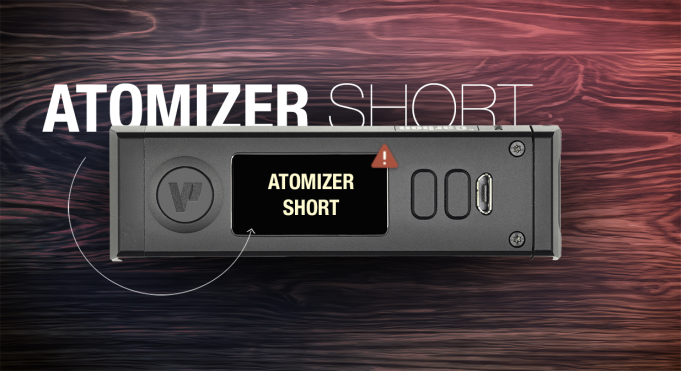 What should I do when my e-cigarette shows the “check atomizer” message ...